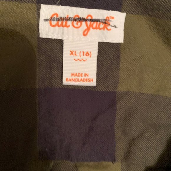 Cat & Jack | Shirts & Tops | Nwt Cat And Jack Boys Sz 6 Flannel | Poshmark